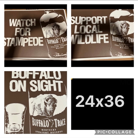 Wall Decor | Buffalo Trace Tin Tacker Signs | Poshmark